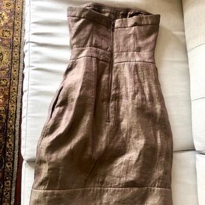 Jacob | Dresses | Strapless Gold Dress | Poshmark